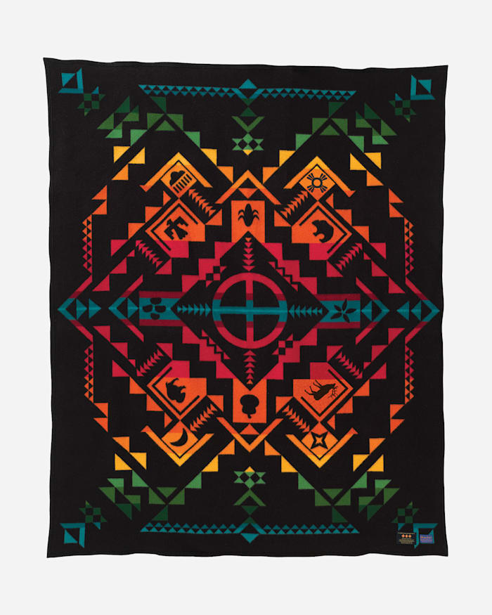 Shop & Wrap Up in Cozy Saltillo Sunset Blanket | Pendleton